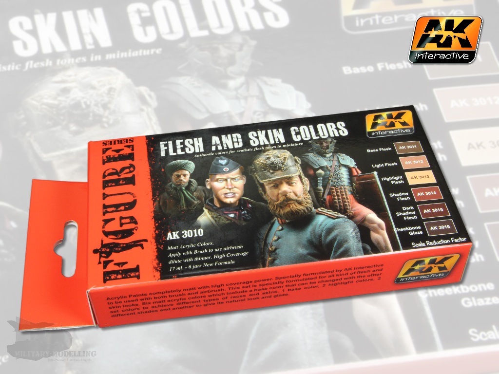 AK Interactive: Flesh and Skin Colors - MilitaryModelling.info