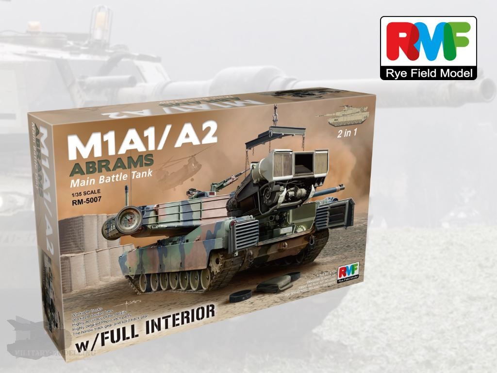 Rye Field Model: M1A1 / A2 Abrams Main Battle Tank with Full Interior ...