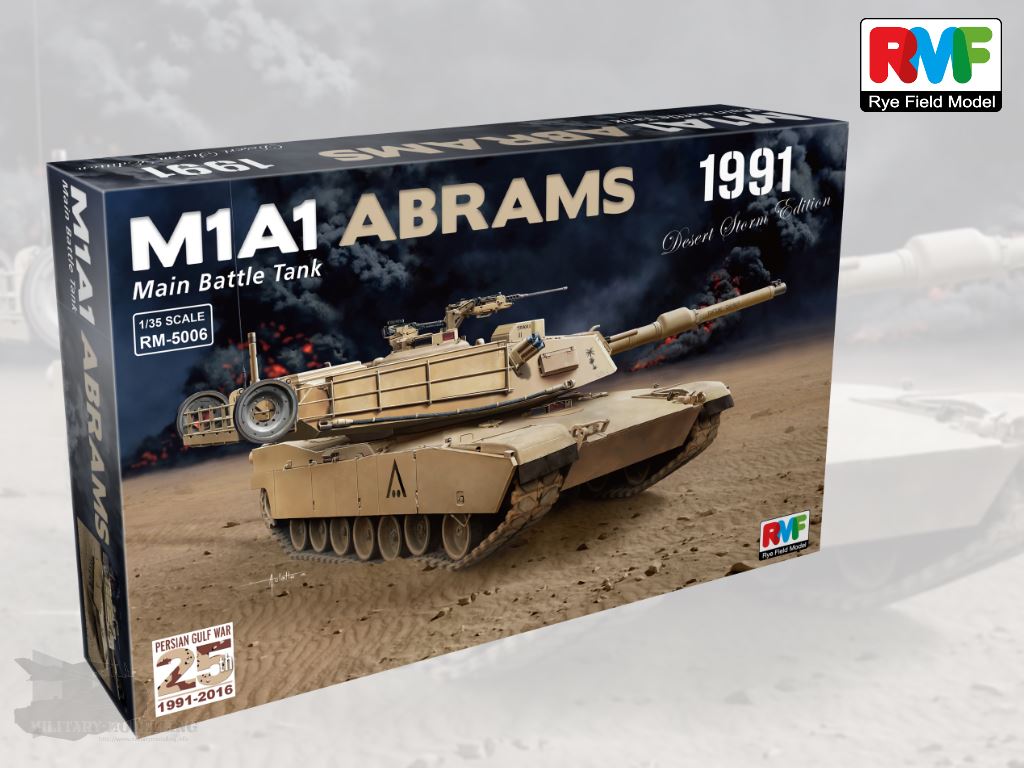 Rye Field Model: M1A1 Abrams Main Battle Tank - 1991 Desert Storm ...