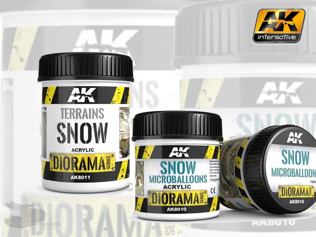 AK Interactive: Diorama Series Snow | MilitaryModelling.info
