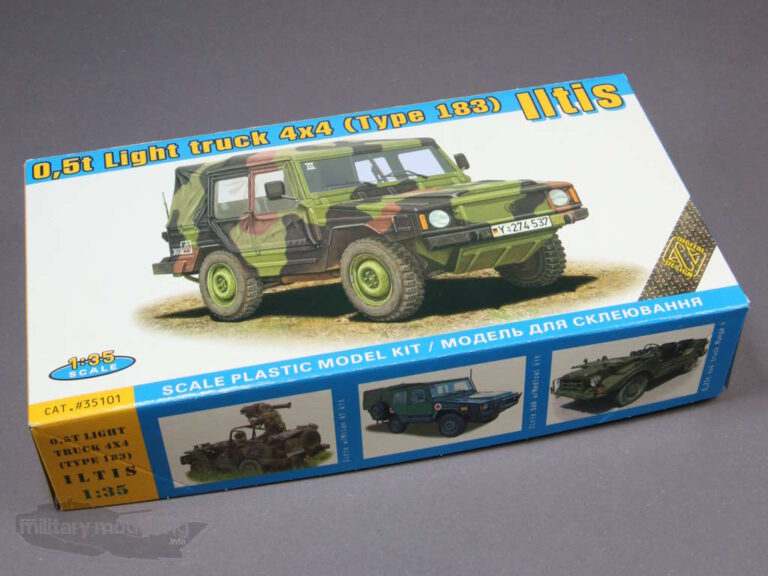 ACE Model: 0,5t Light truck 4x4 Iltis - MilitaryModelling.info